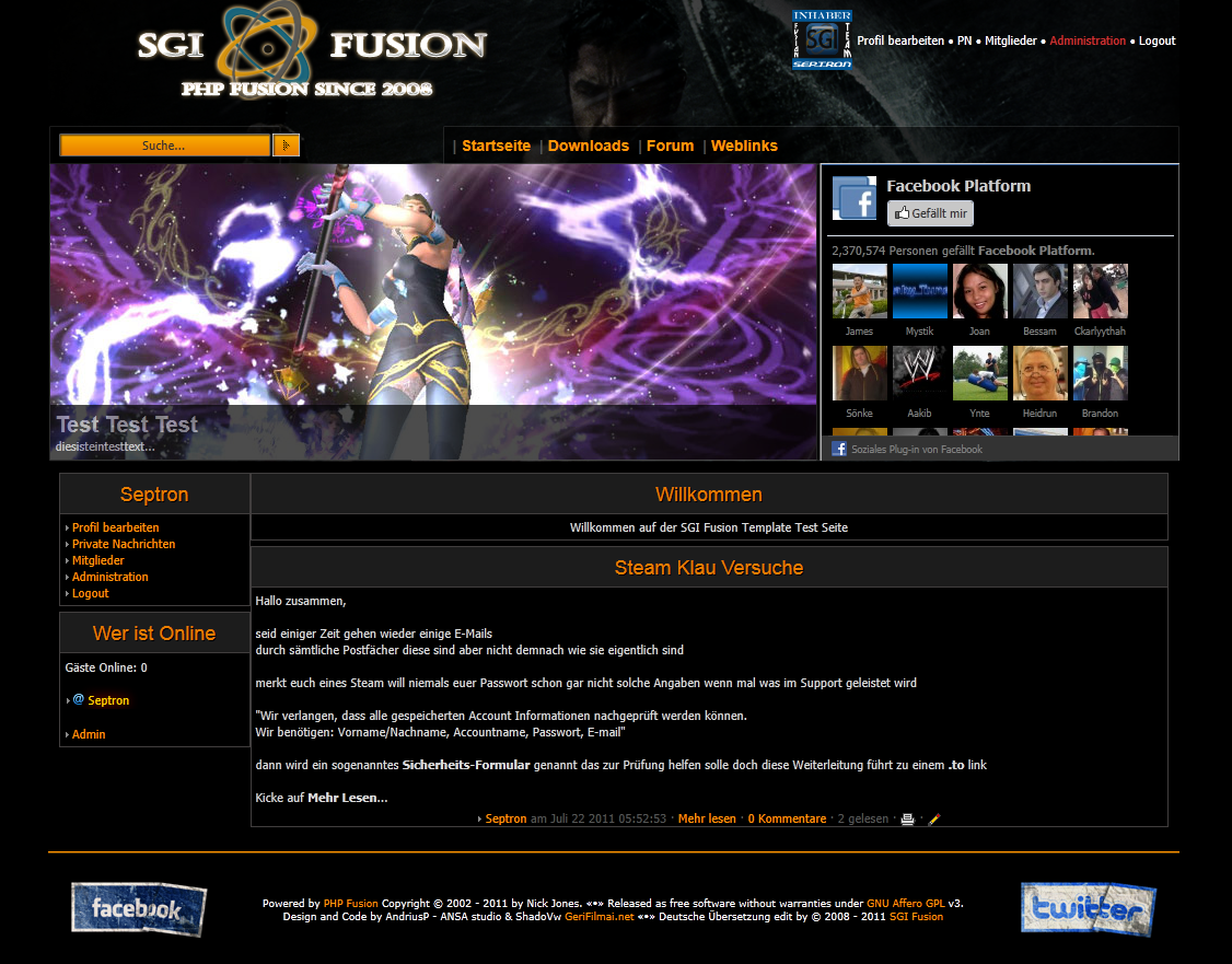 Orange X v1 Template 1.0 | SGI Fusion Downloads - SGI Fusion